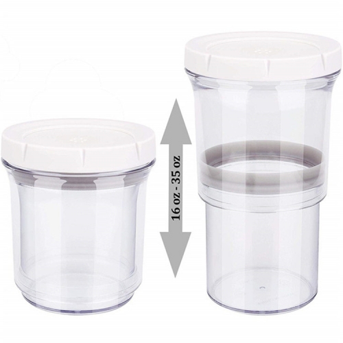 Adjustable Container Pressable Storage Tank Vacuum Retractable Storage ...